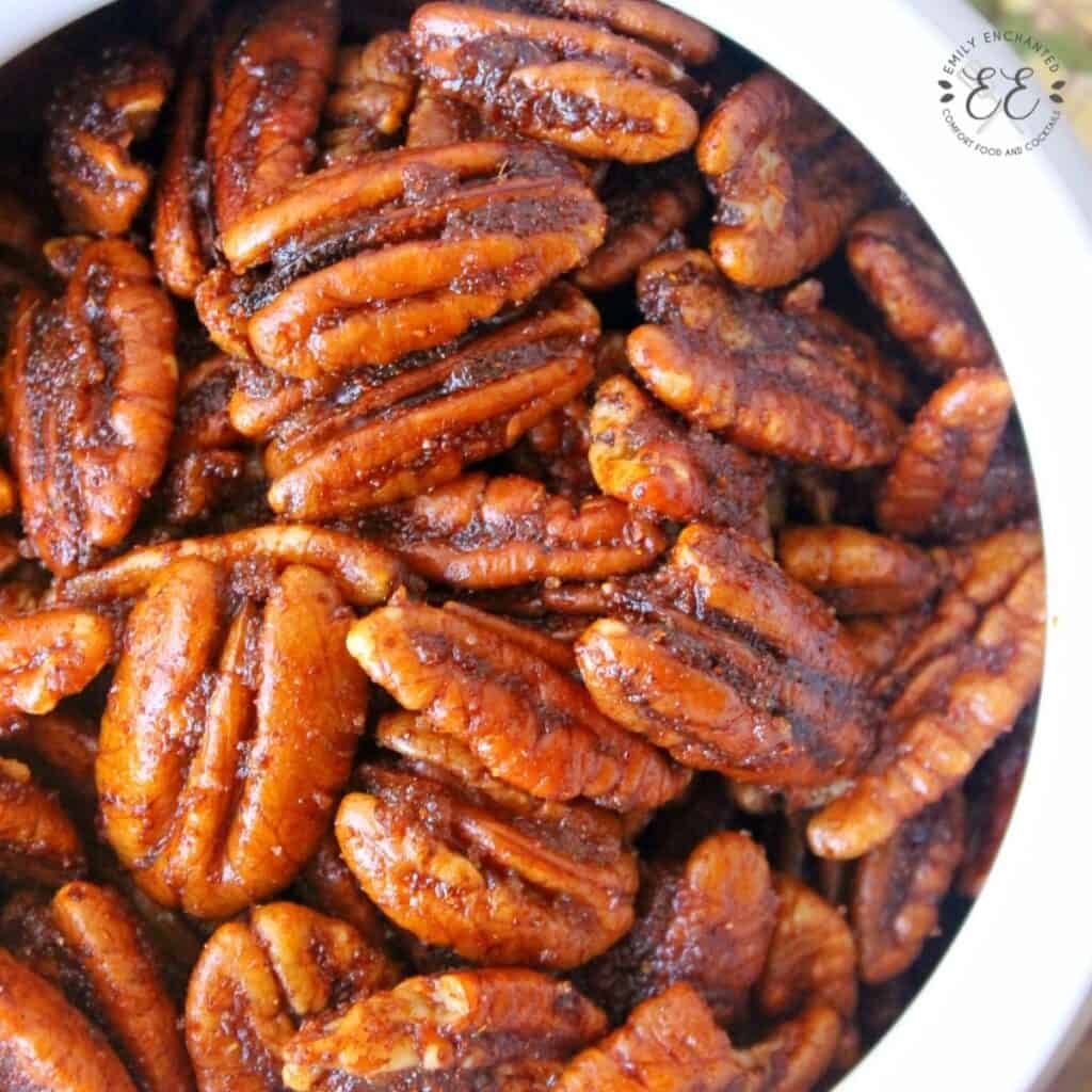 Sweet and Spicy Oven Roasted Pecans Recipe