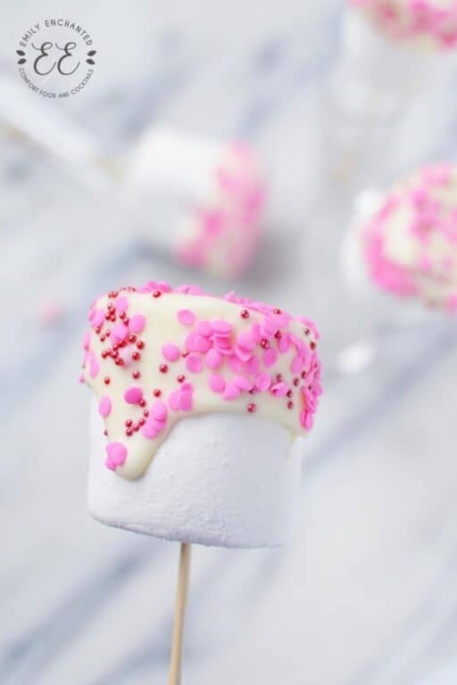 The Best White Chocolate Covered Marshmallows for Valentine's Day