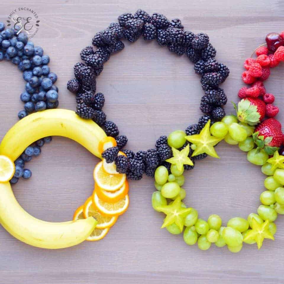 Olympic Rings Fruit Platter Perfect for the Olympics