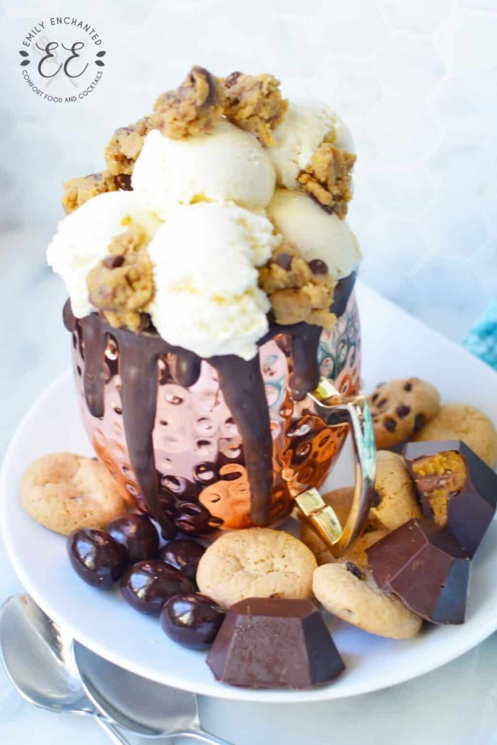 The Best Cookie Dough Milkshake - A Freakshake Recipe