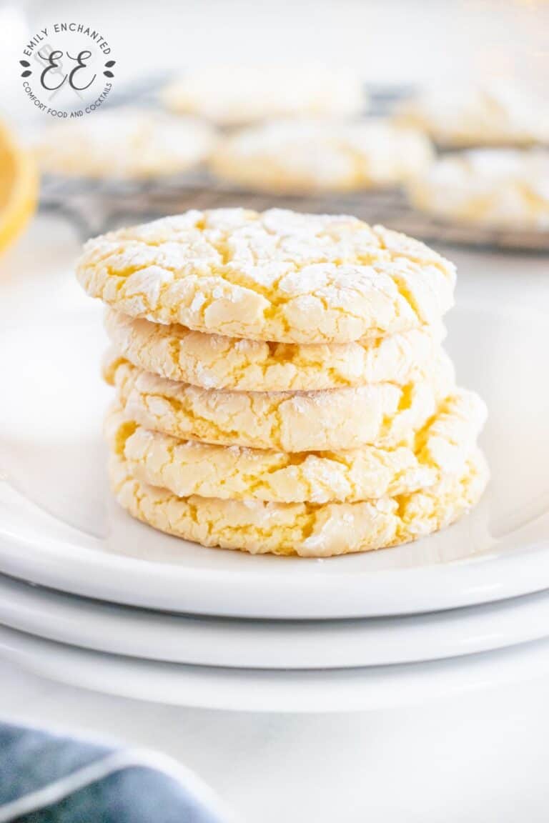 The Best Lemon Snowflake Cookies Recipe with Cake Mix