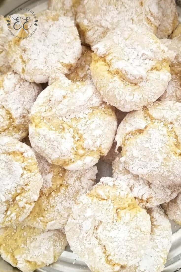 The Best Lemon Snowflake Cookies Recipe with Cake Mix