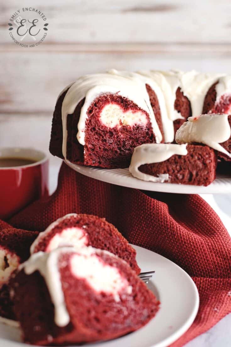 The Best Red Velvet Bundt Cake Recipe with Cream Cheese Filling