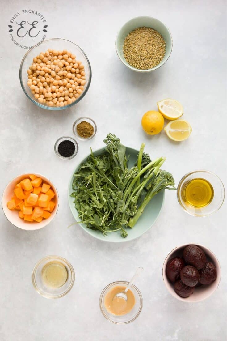 The Best Buddha Bowl Recipe with Hummus and Beets