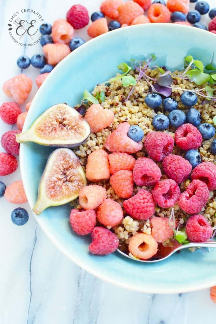 The Best Healthy Breakfast Grain Bowl Recipe with Fruit