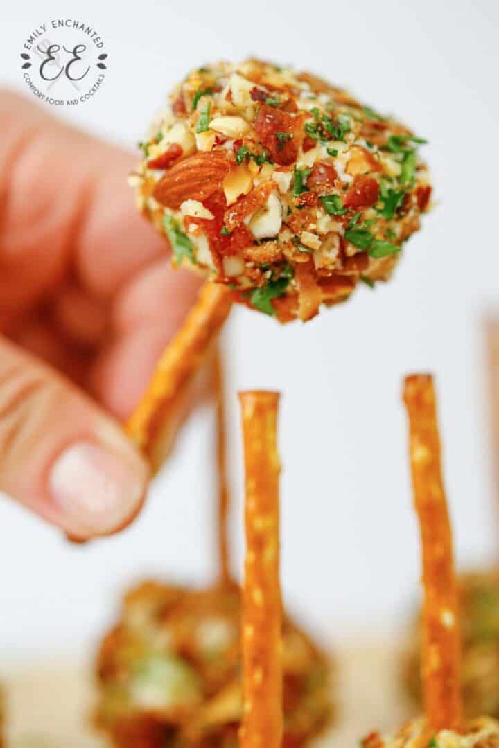 Mini Bacon Cheese Ball Bites - Easy Appetizer Recipe