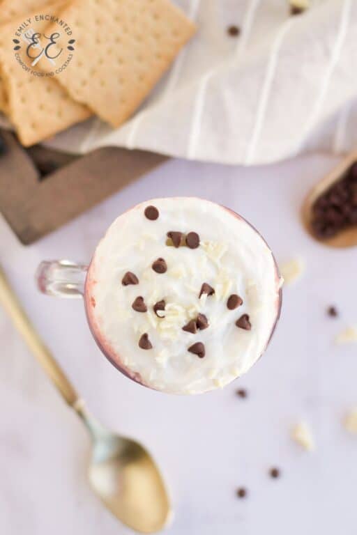 Red Velvet Hot Chocolate Perfect for Valentine's Day