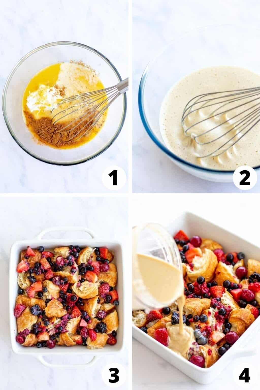 Best Berry Croissant Bake with Mixed Berries and Powdered Sugar