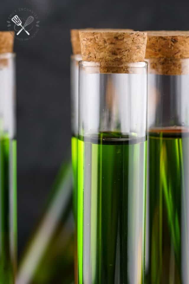 Poison Apple Vodka Shooters (Halloween Test Tube Shots)