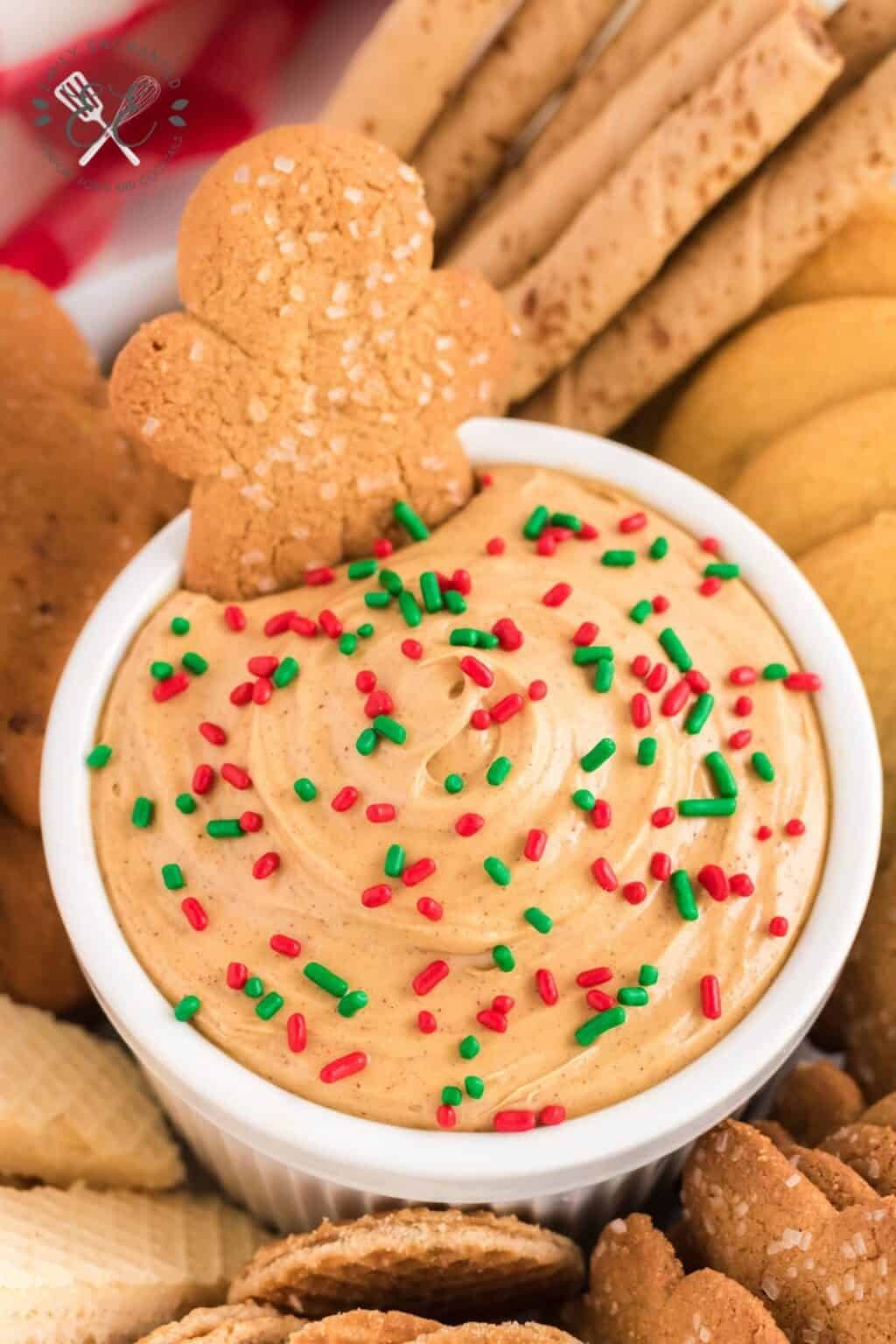The Best Gingerbread Dip (Cheesecake Dessert Dip Perfect for Christmas)