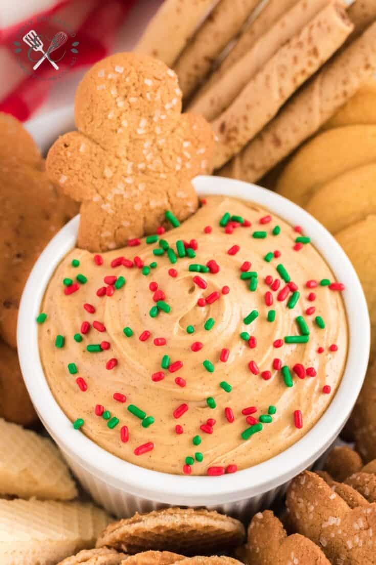 The Best Gingerbread Dip (Cheesecake Dessert Dip Perfect for Christmas)