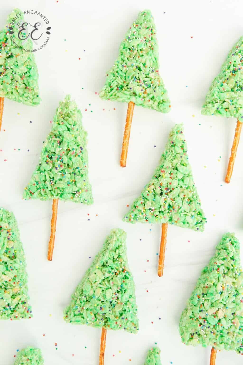 The Best Christmas Tree Rice Krispie Treats Recipe
