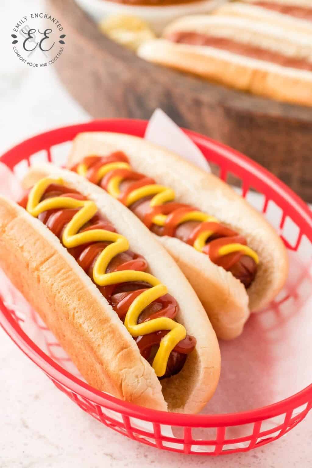 Fun Hot Dog Bar with Your Favorite Condiments