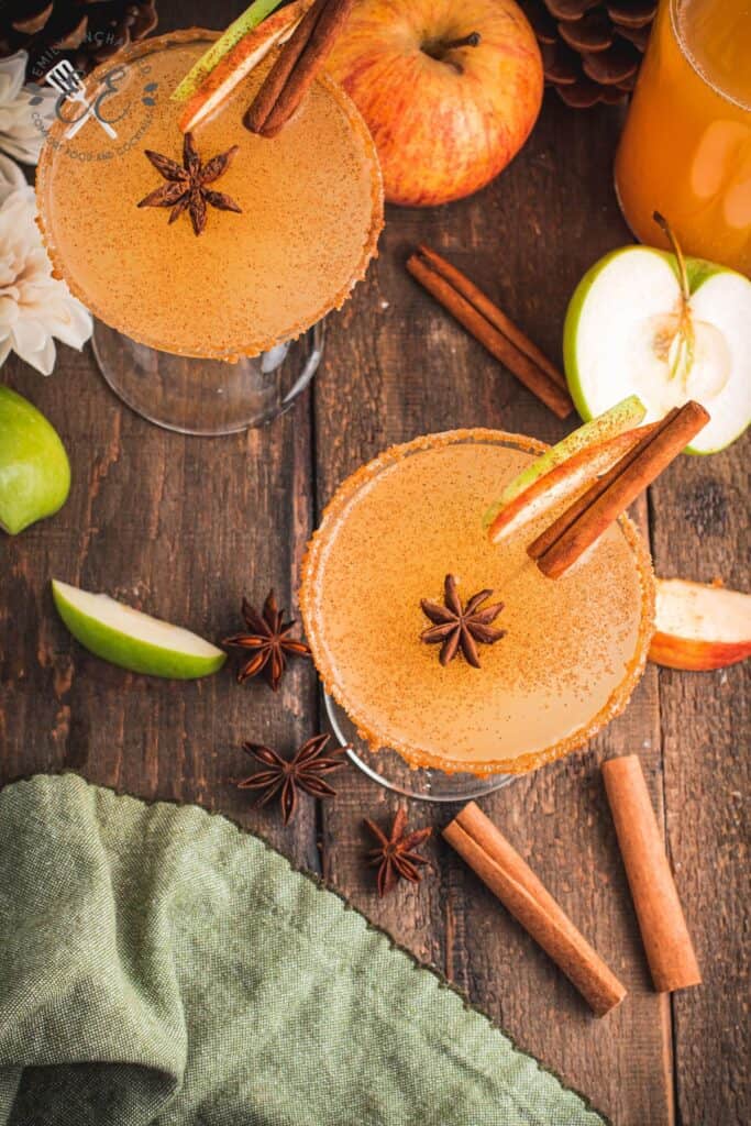 The Best Apple Cider Martini Fall Cocktail Recipe