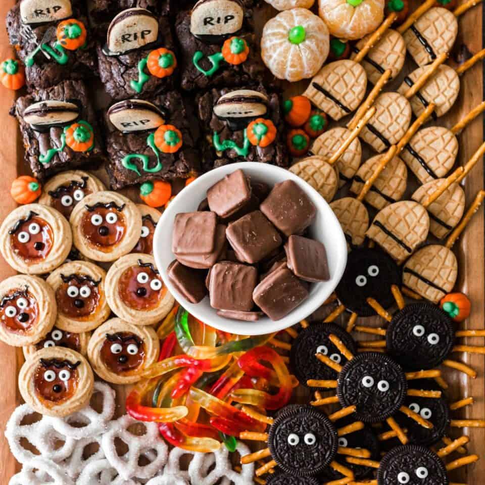 The Best Halloween Charcuterie Board with Spooky Treats