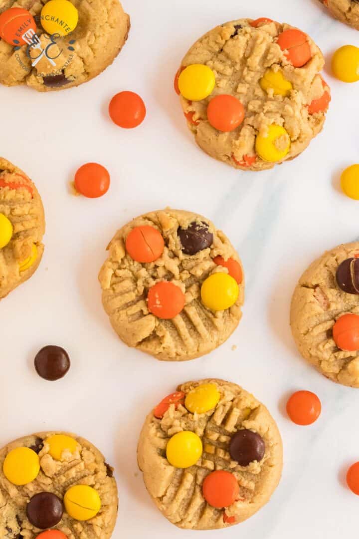 The Best Peanut Butter Reese’s Pieces Cookies Recipe