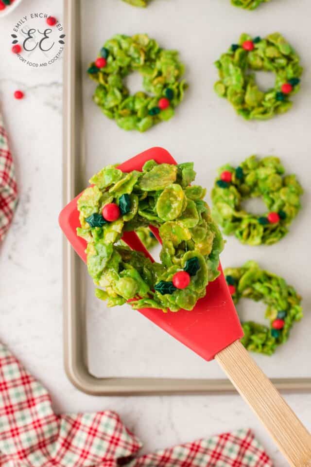 The Best Christmas Cornflake Wreaths Recipe