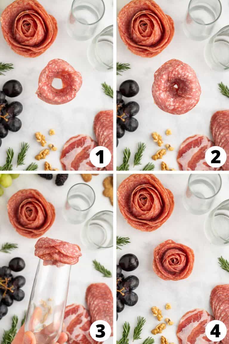 The Best Christmas Wreath Charcuterie Board with Meat & Cheese