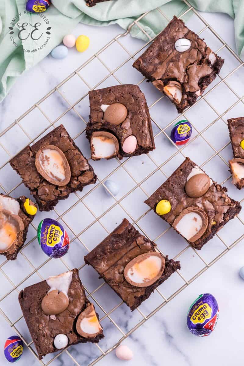 Best Cadbury Creme Egg Brownies Perfect for Easter