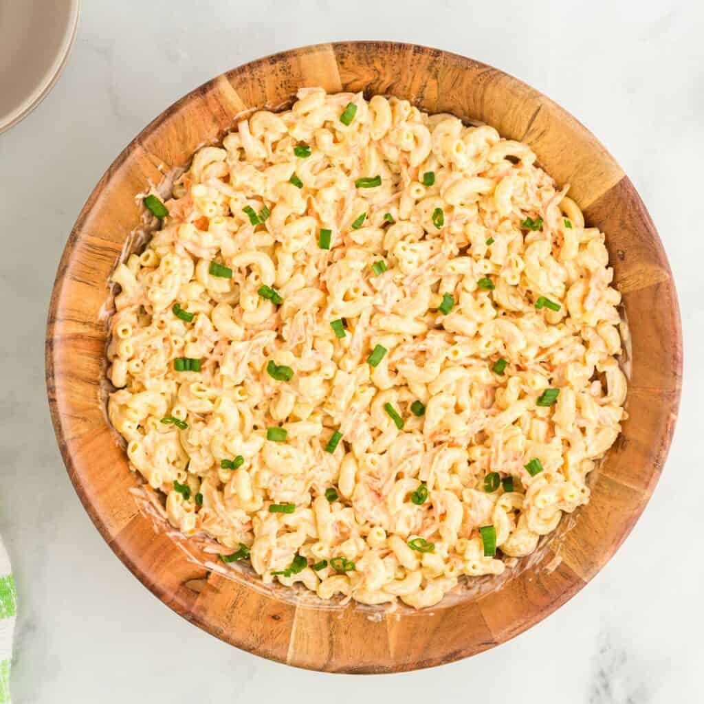 The Best Creamy Hawaiian Macaroni Salad Recipe