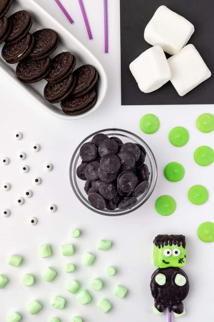 Frankenstein Oreos - Best Halloween Treats