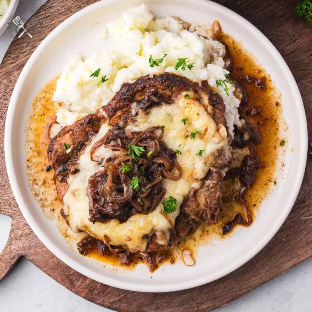 Simple & Delicious Mustard Balsamic Pork Chops